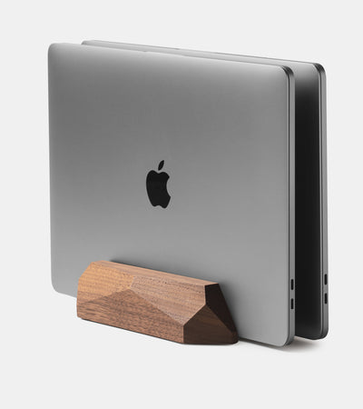 Dual Laptop Dock - double laptop vertical dock | Oakywood.shop