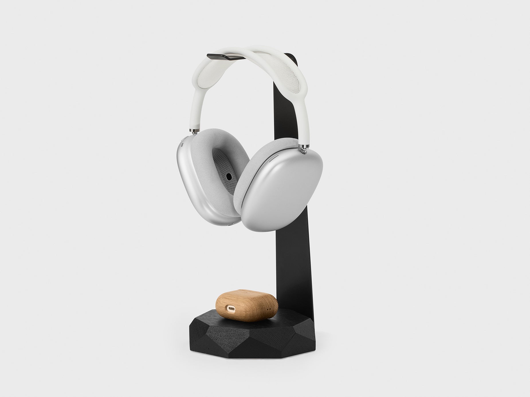 2in1 Headphones Stand with Wireless Charger | Oakywood.shop