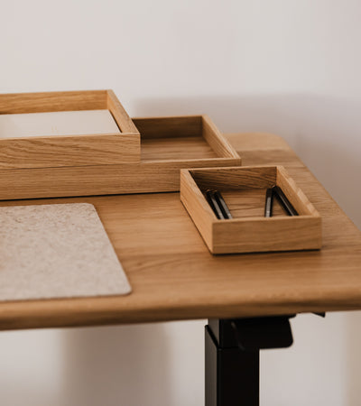 Stackable Valet Tray | Modular Wooden Desk Organizer for home office ...