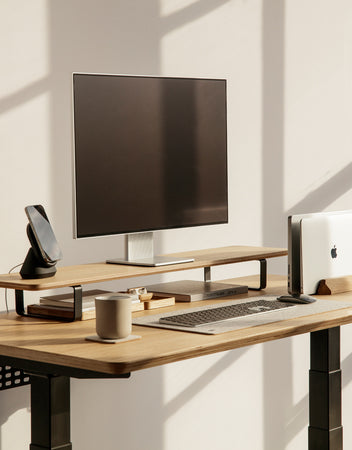 Wooden Standing Desk - Electric Stand Desk | Oakywood.shop
